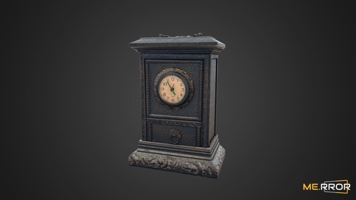 Antique-clock 3D models - Sketchfab
