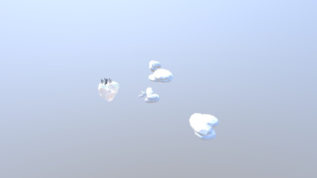 Low-poly floating island - 3D model by nateswed [5fcf86b] - Sketchfab