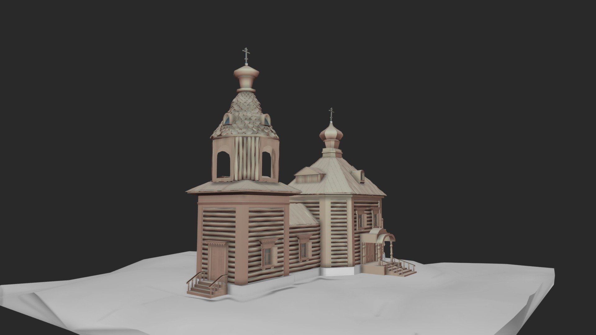 Church - 3D model by hellotaia [5fcff67] - Sketchfab