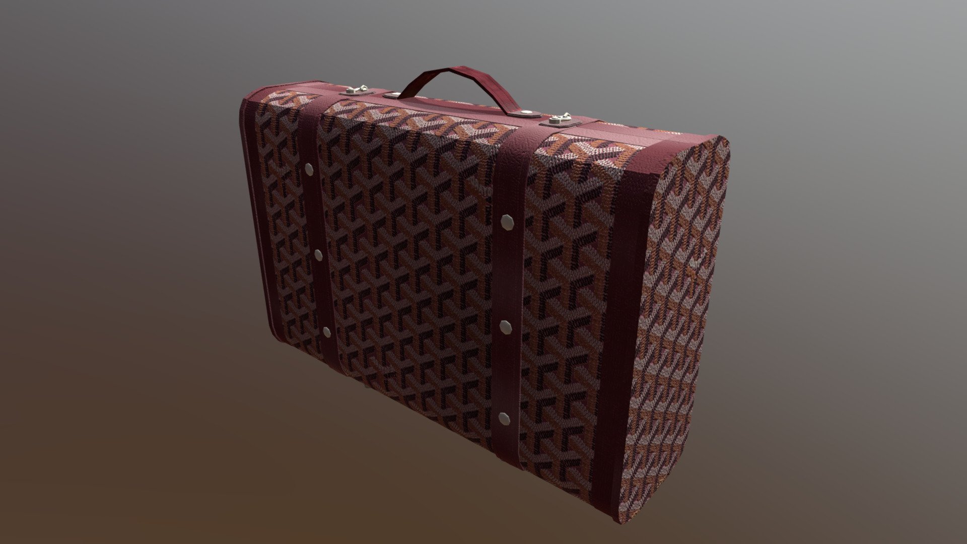 Designer Suitcase - 3D model by Rkspark [5fd00af] - Sketchfab
