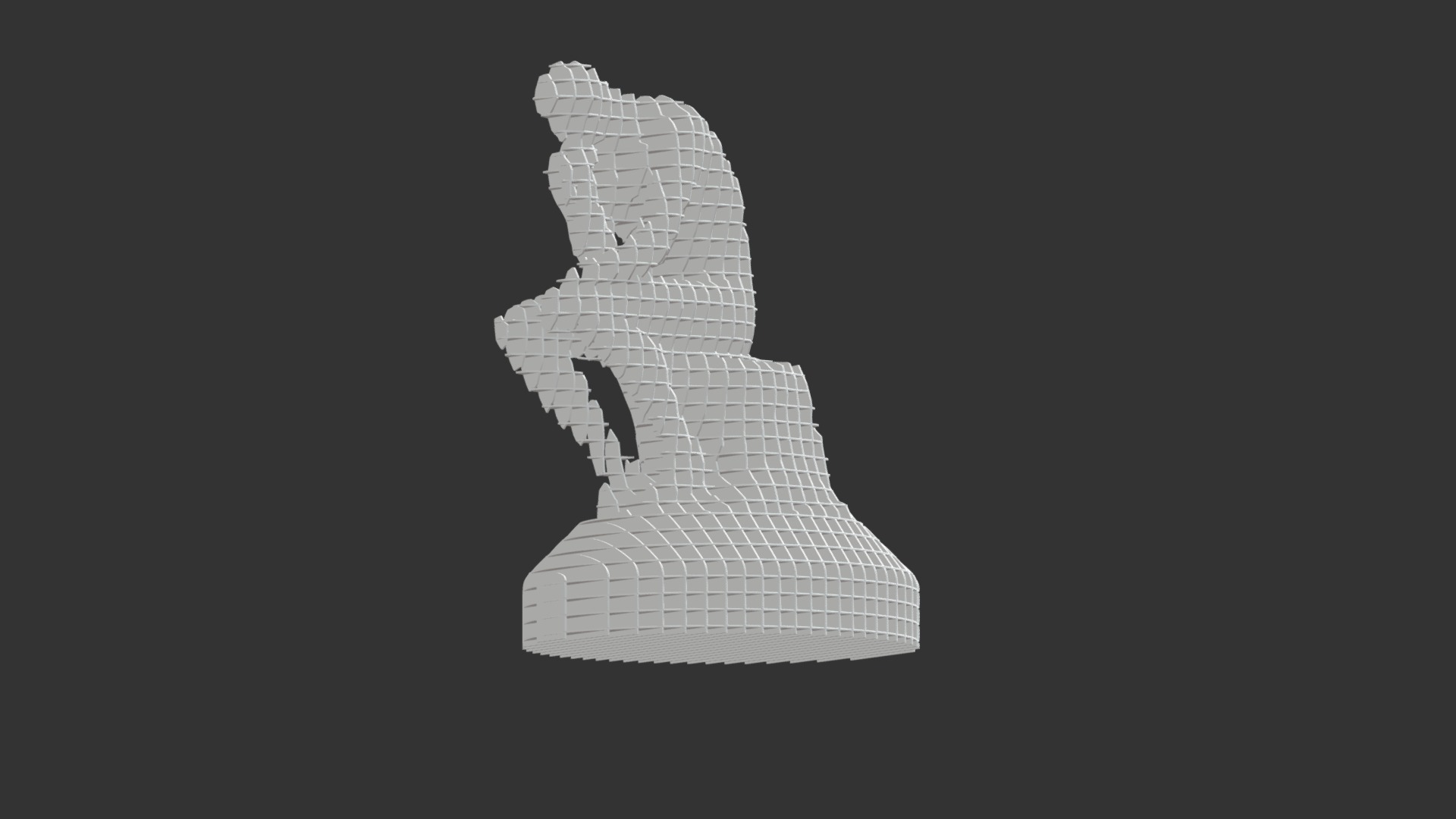Thinking man Side - 3D model by aadhithyakota [5fd14d7] - Sketchfab