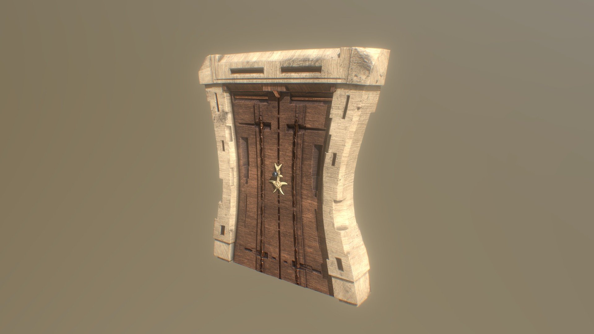 Stylized Door 001 - Download Free 3D model by Júlio Néctar (@julioooc ...