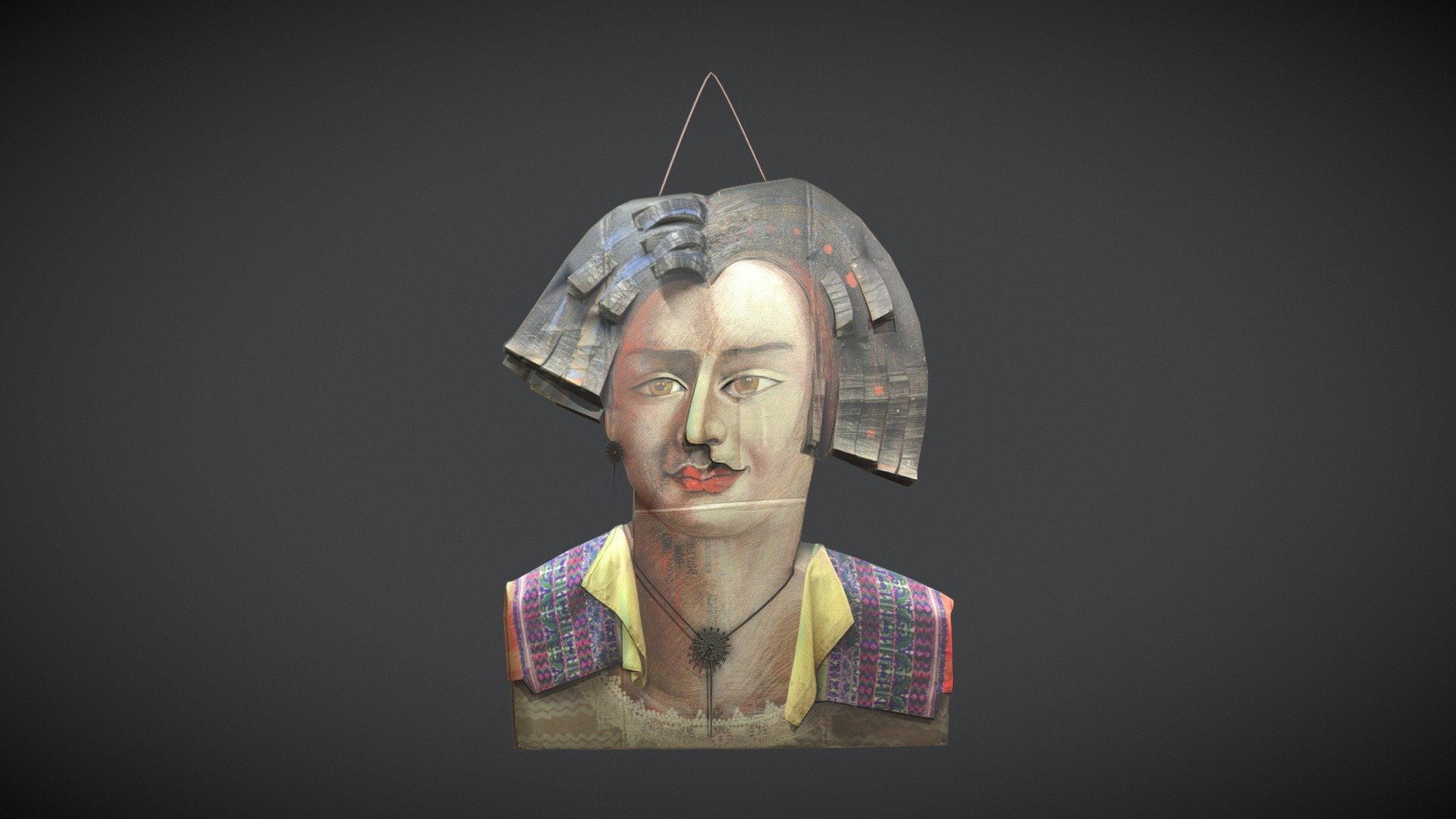 Cardboardface - 3D model by oscarpaperfishstudio [5fd3cda] - Sketchfab