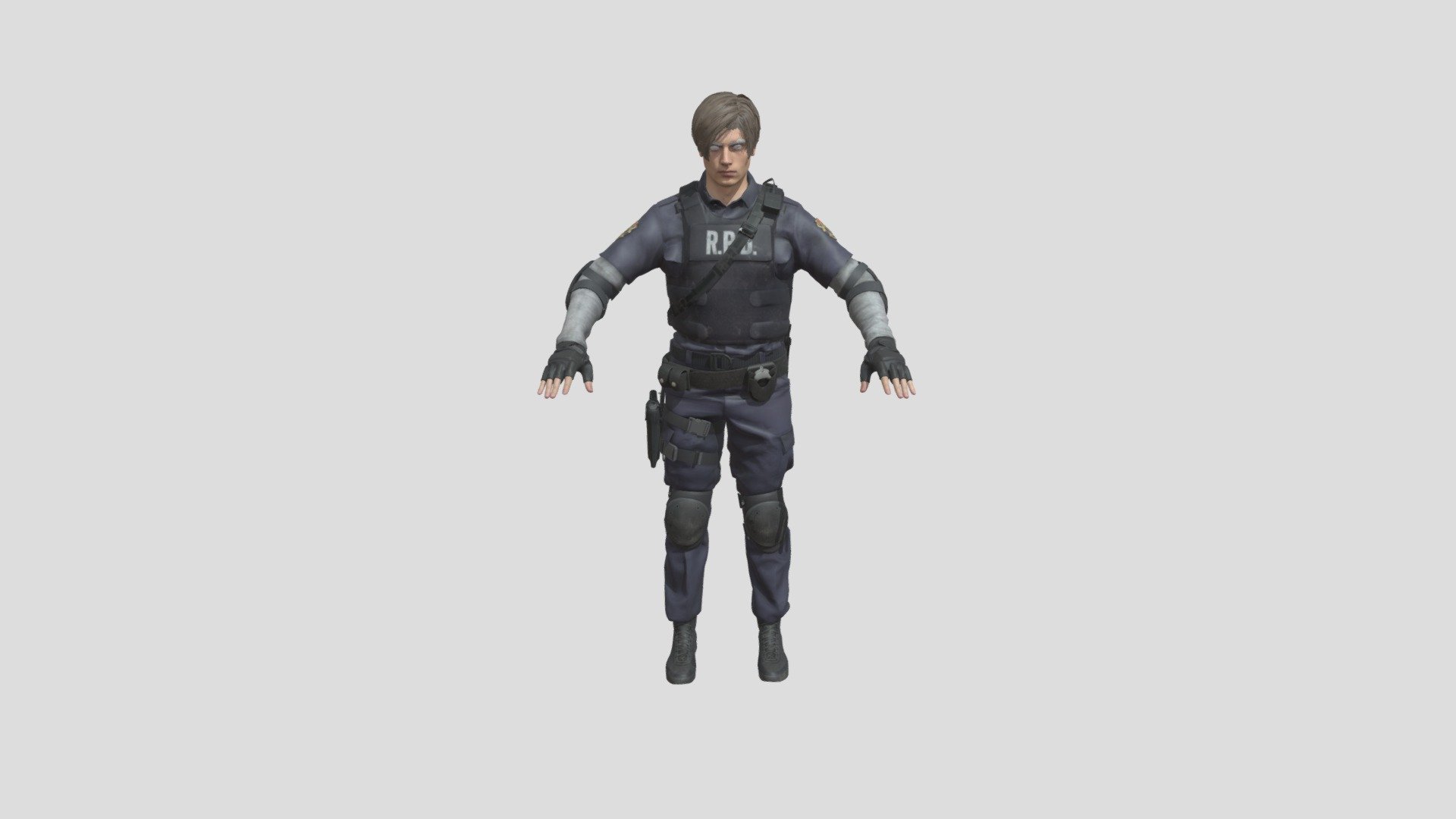 Leon S_ Kennedy - Download Free 3D model by mardevil [5fd4ea4] - Sketchfab