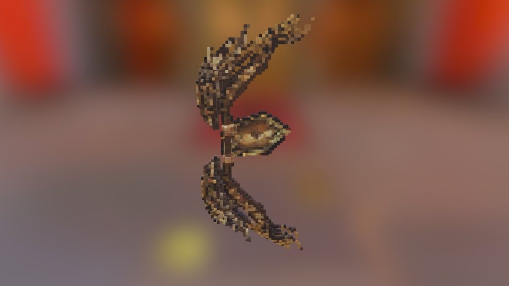 Yellow Dragon Bow - Minecraft - 3D model by daynnight [5fd4fb9] - Sketchfab