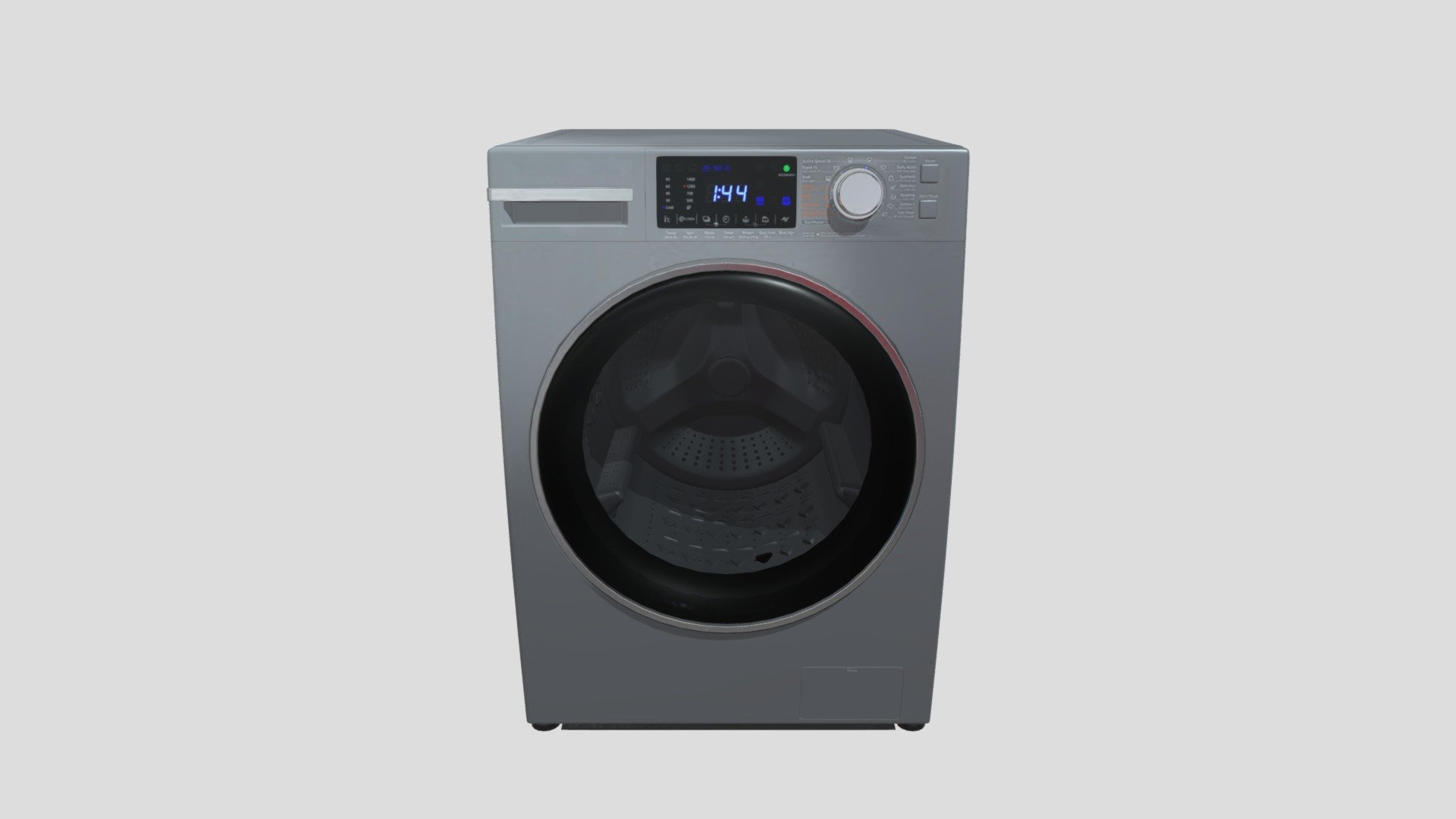 Washing machine no brand - 3D model by akaVerse [5fd54de] - Sketchfab