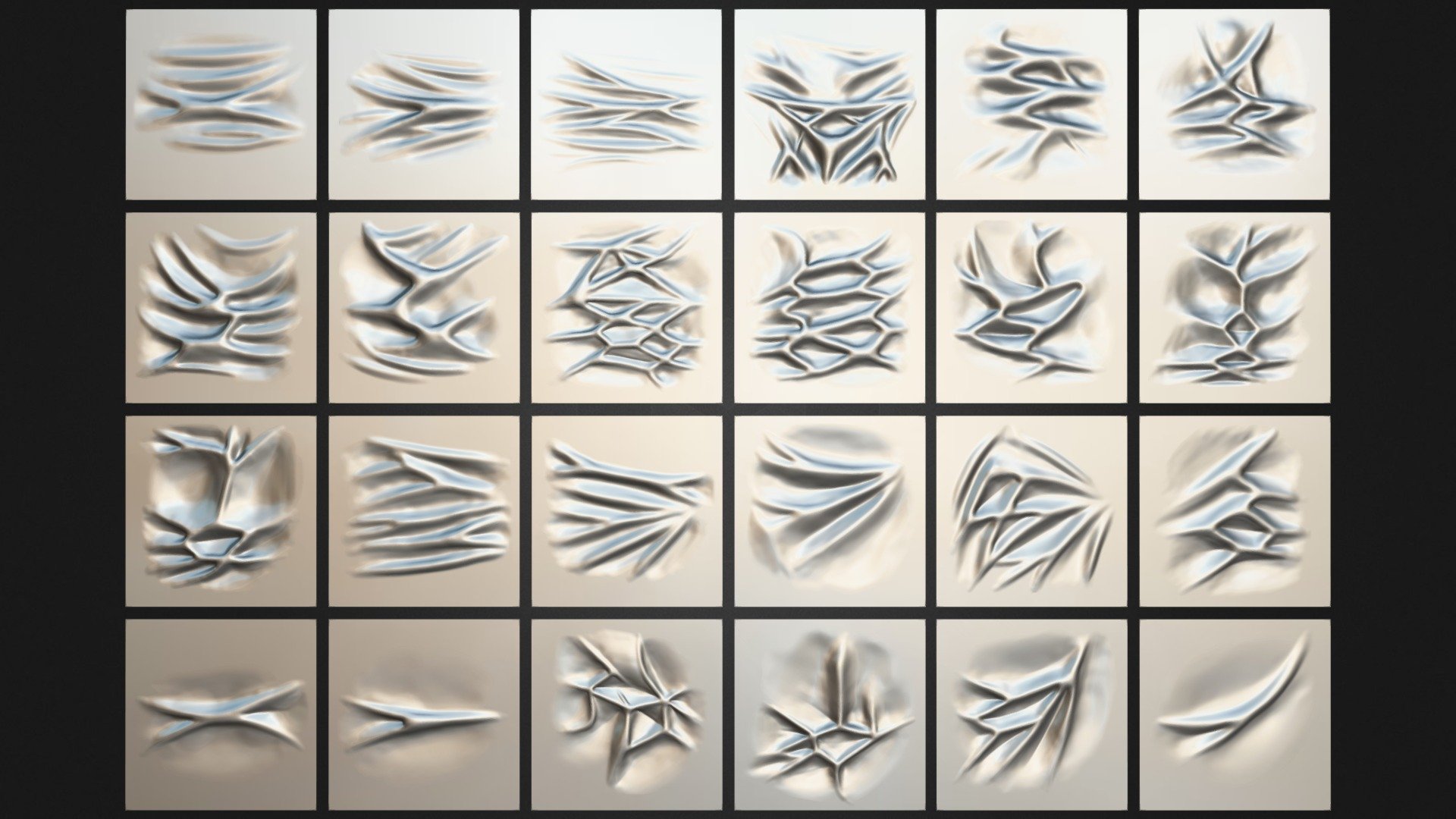 Clothing VDM Brushes for ZBrush Volume 01 - Buy Royalty Free 3D model ...