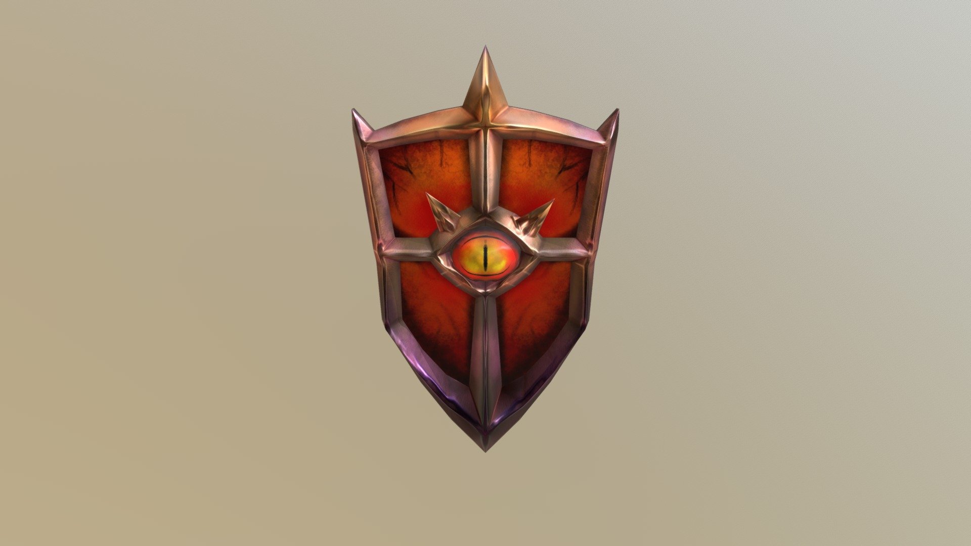 Stylised Shield - 3D model by Nikhila Rane (@nikhila1310) [5fd9b19 ...