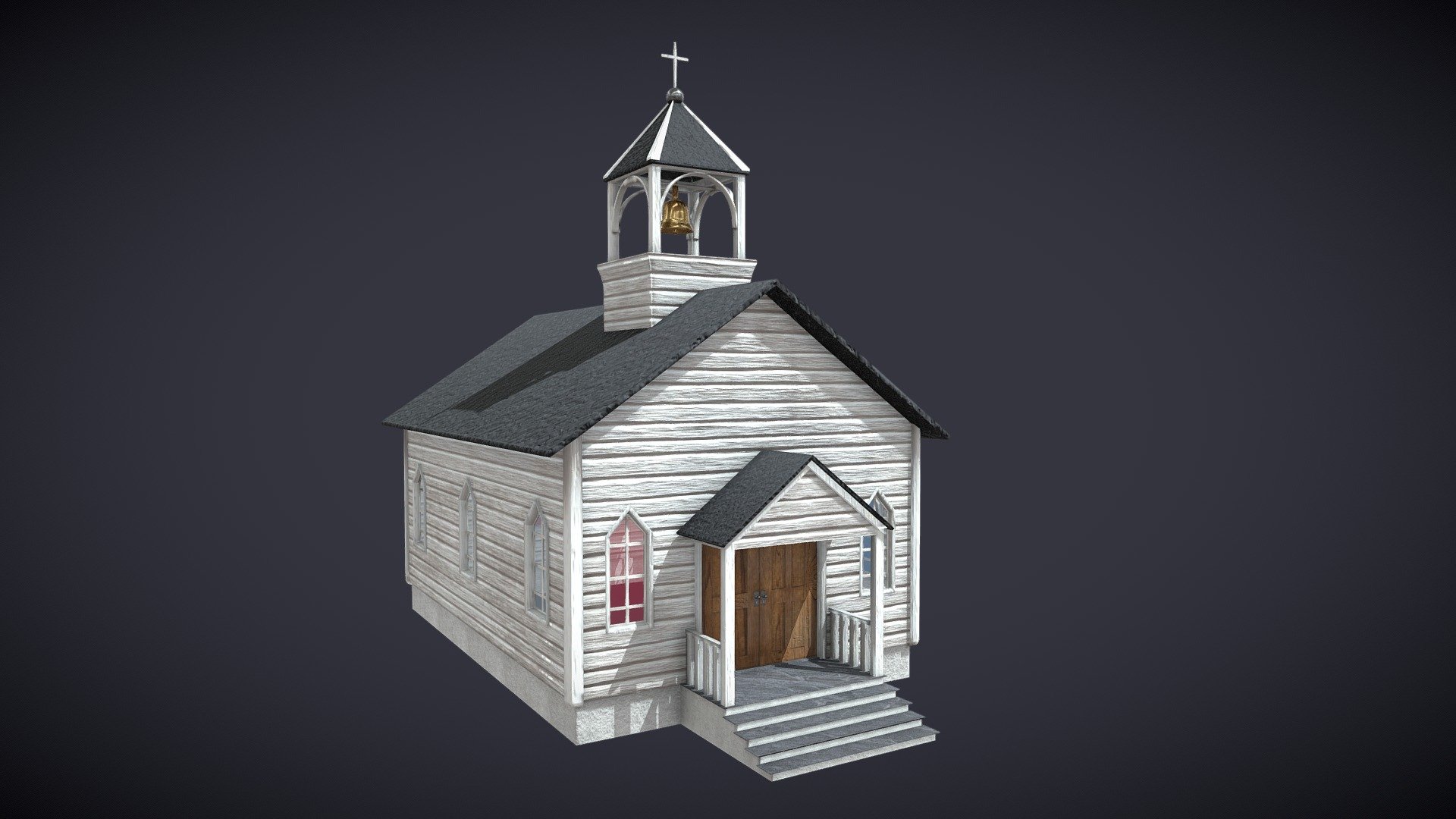 Wooden Church - 3D model by rakelalme [5fdaf4f] - Sketchfab