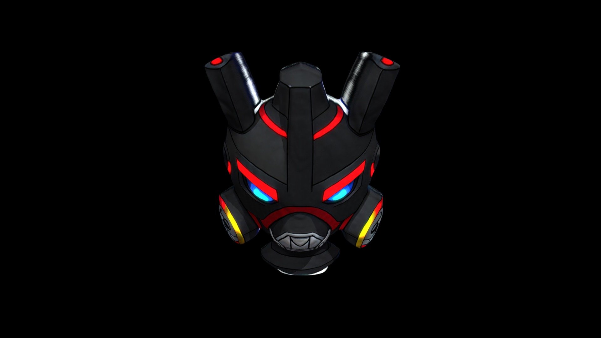 Helmet Mask Robot Cartoon 1988 - Download Free 3D model by klrxyz ...