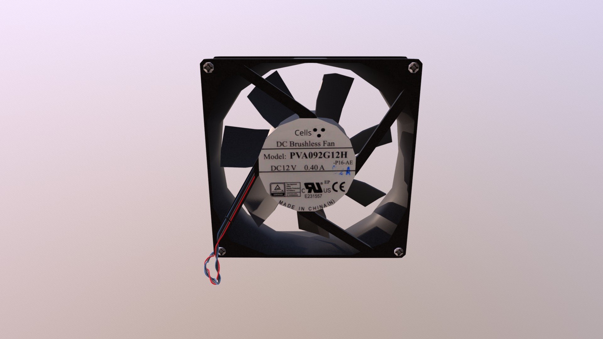PC Cooling Fan - 3D model by Cells (@selim.sinatambou) [5fded7b ...