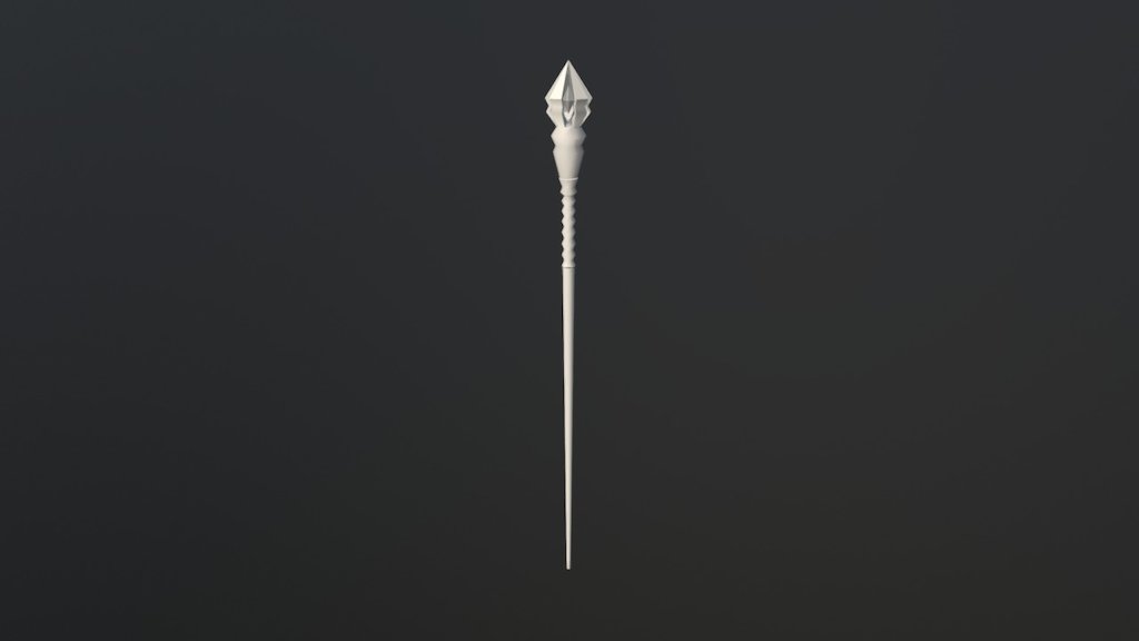 Storm Staff - 3D model by Jessica Fletcher (@dalinara) [5fe204a ...