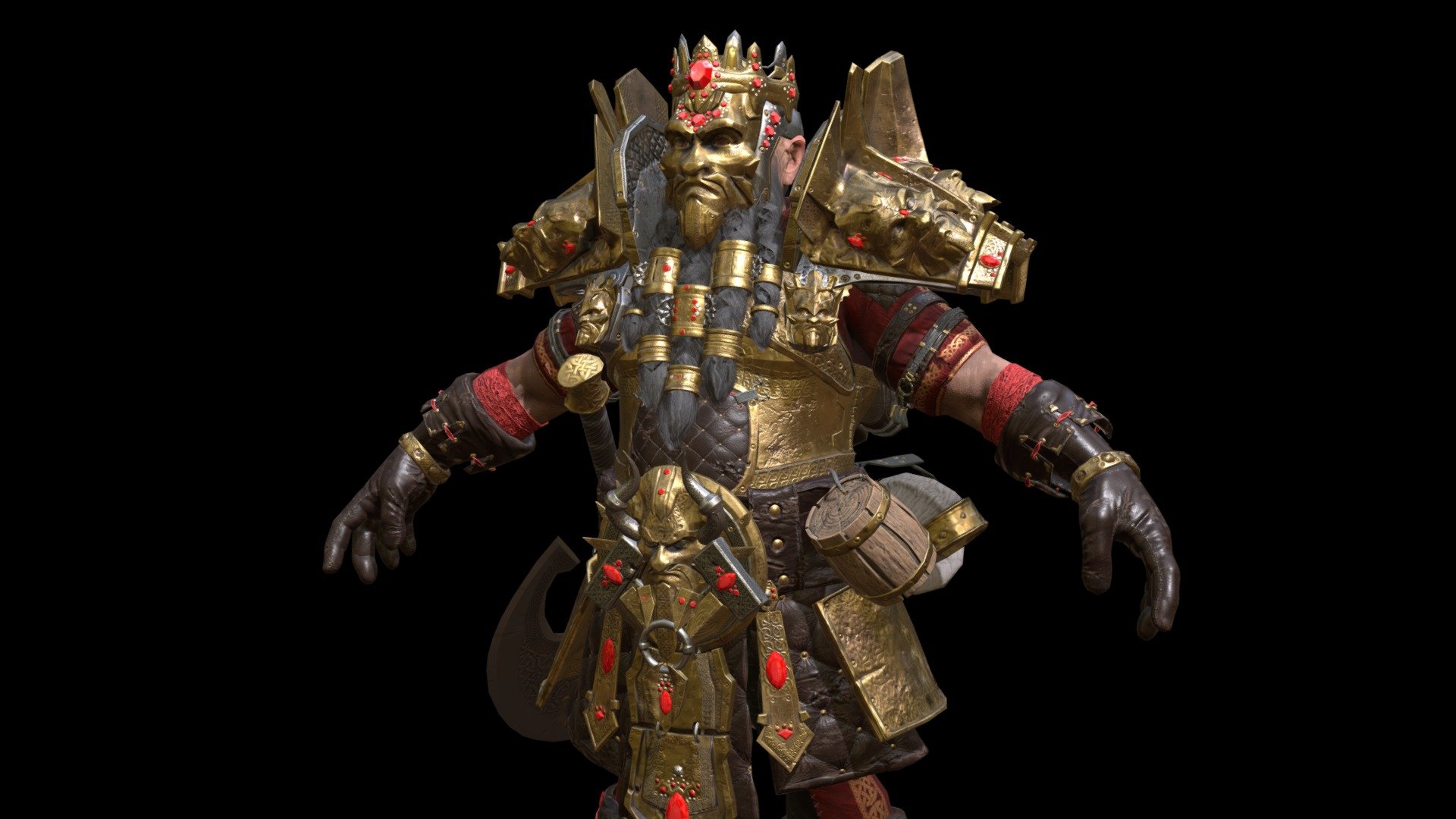 Gnome - Buy Royalty Free 3D model by dremorn [5fe20e8] - Sketchfab Store