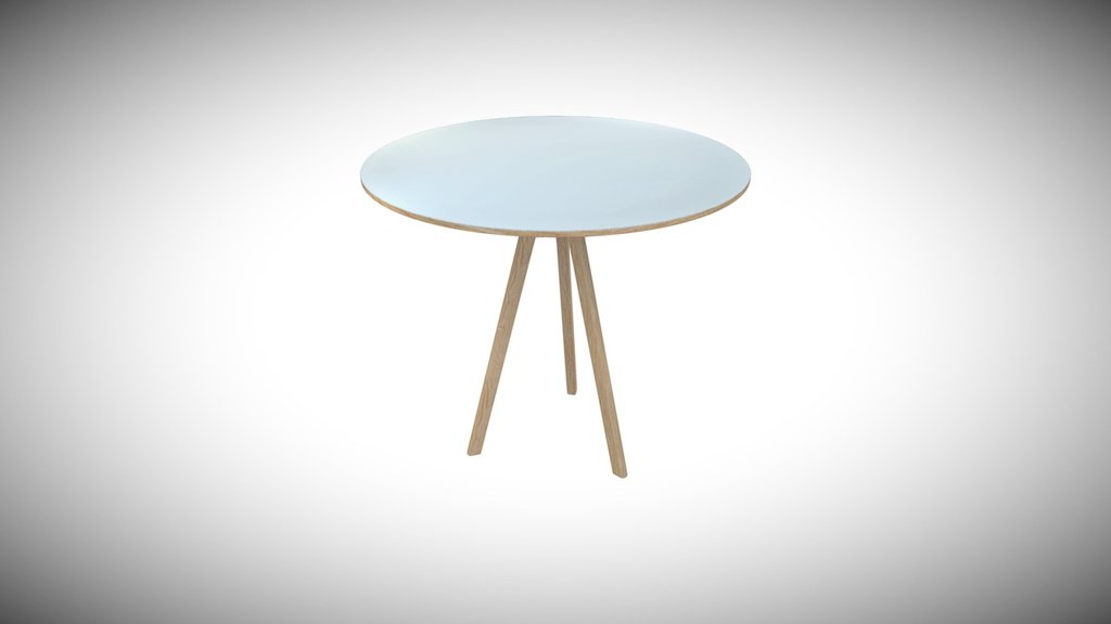 Amagni Table 70 O80-white - 3D model by denkain [5fe2716] - Sketchfab