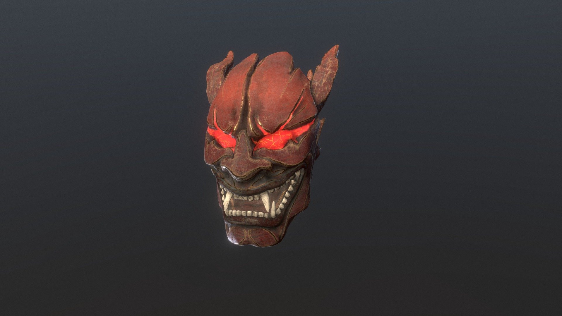Demon Mask - 3D model by AlexPuhov [5fe2c98] - Sketchfab