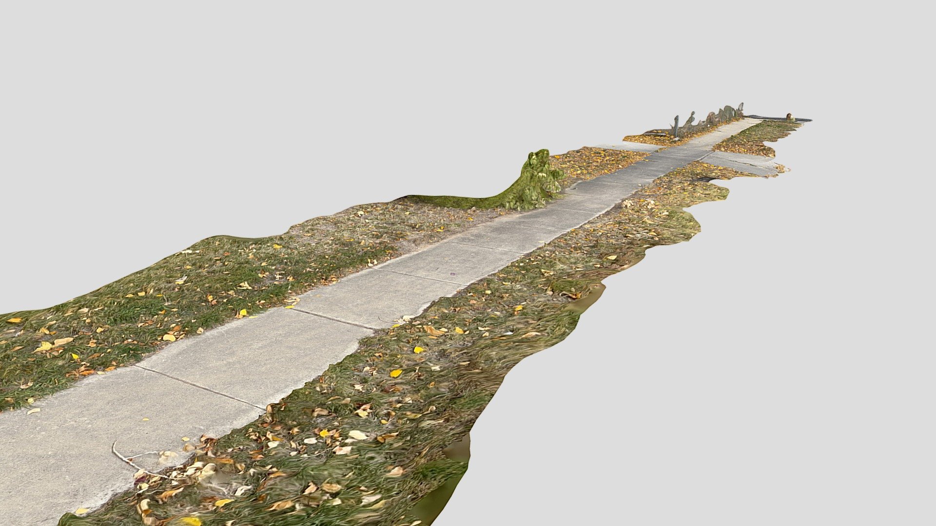 Sidewalk 3 St &Carry Ave - 3D model by Aerial Solutions of Wyoming ...