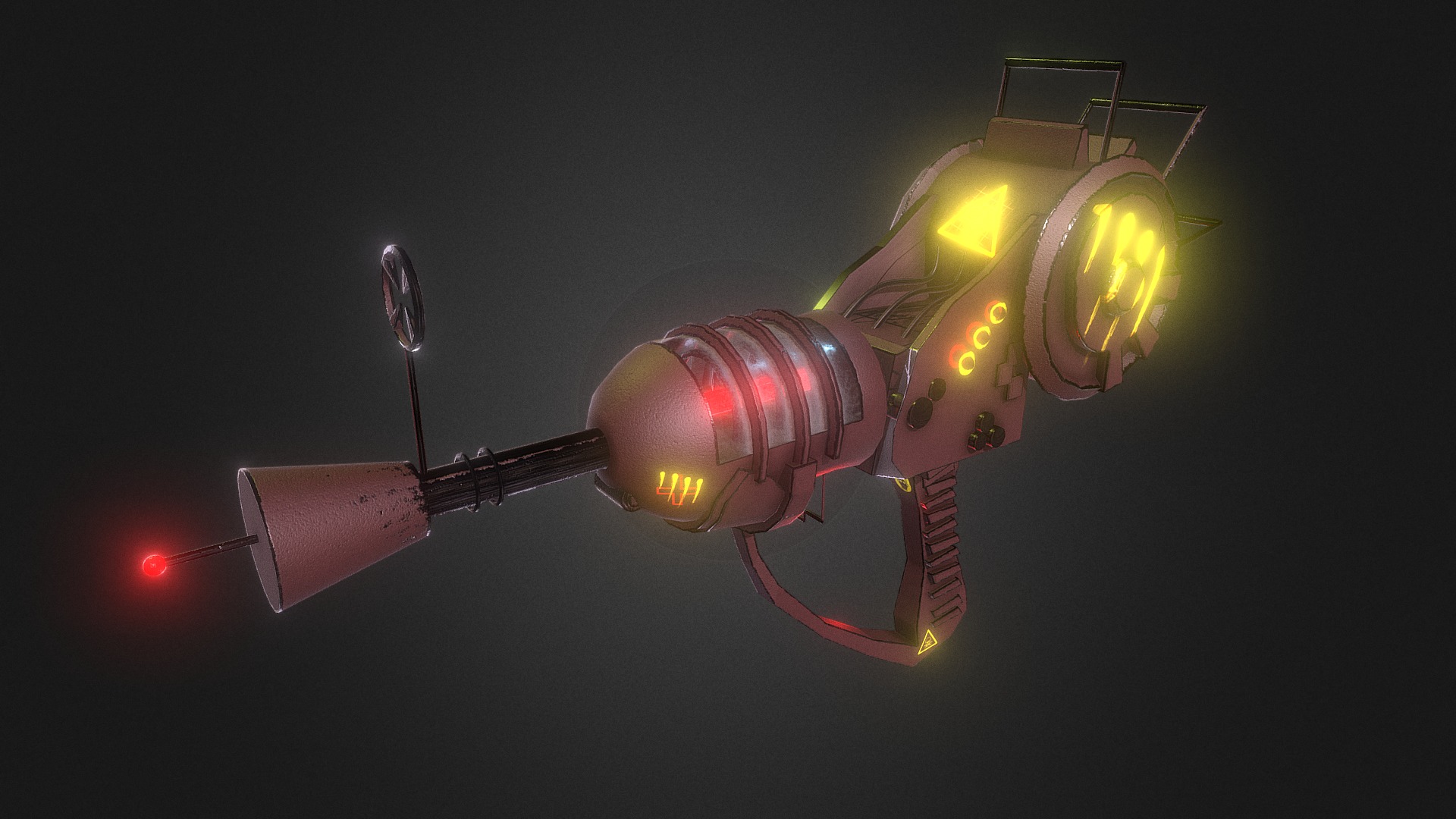 RayGun - 3D model by AntonioSoto [5fe416e] - Sketchfab