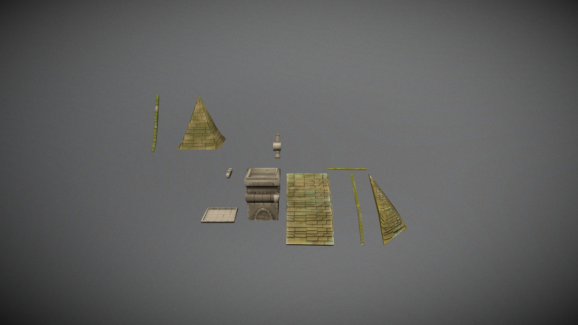 Medieval Roof - Download Free 3D model by William Chang (@williamch15 ...