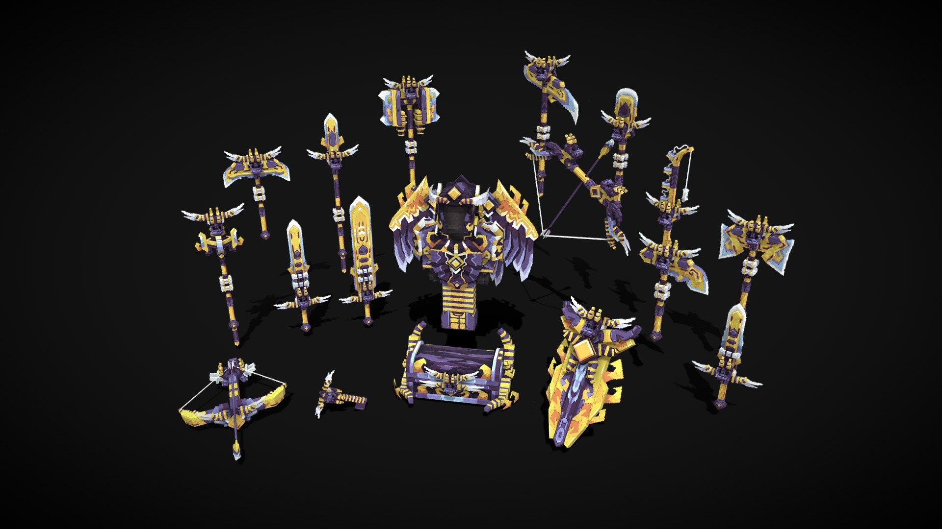 Dark Dominion 3D[ 64x64] - 3D model by BasModel (@Thapnarong.Hemgo ...