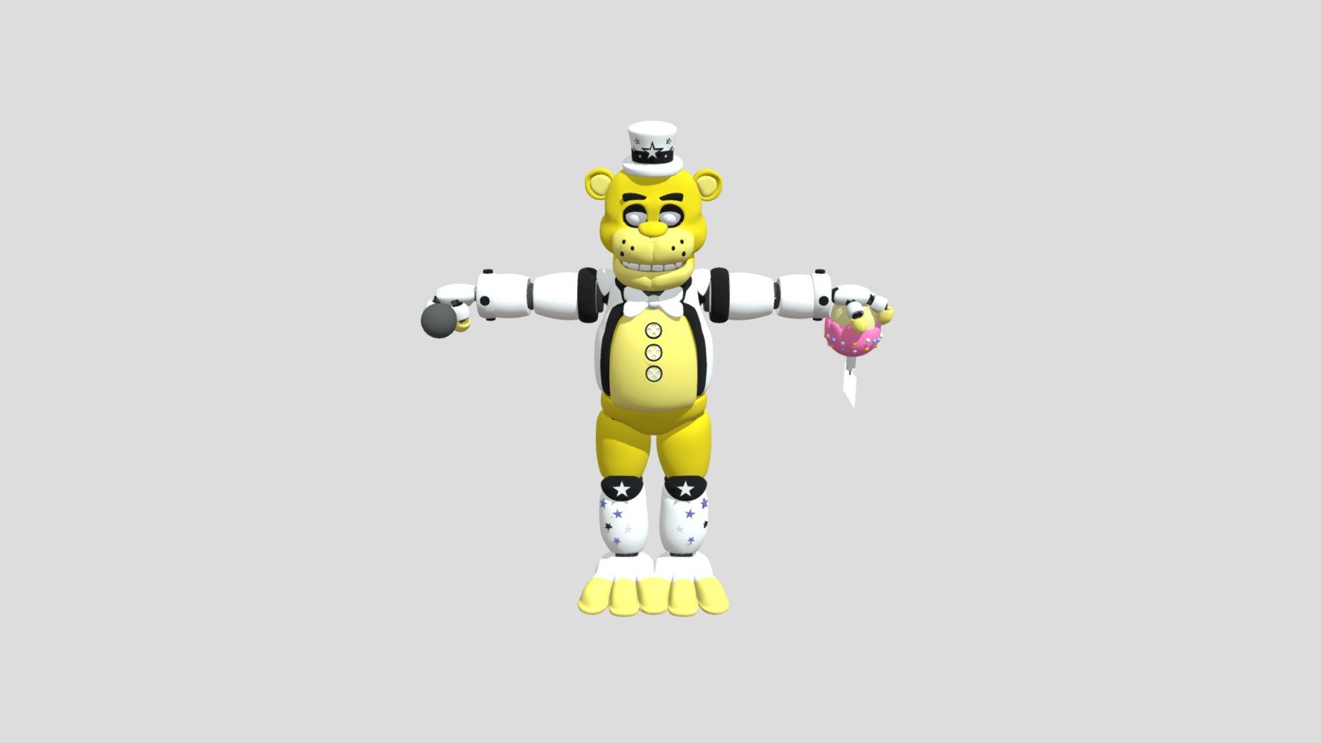 Fnaf ucn Star fredbear - Download Free 3D model by Nacho1012 [5fec253 ...
