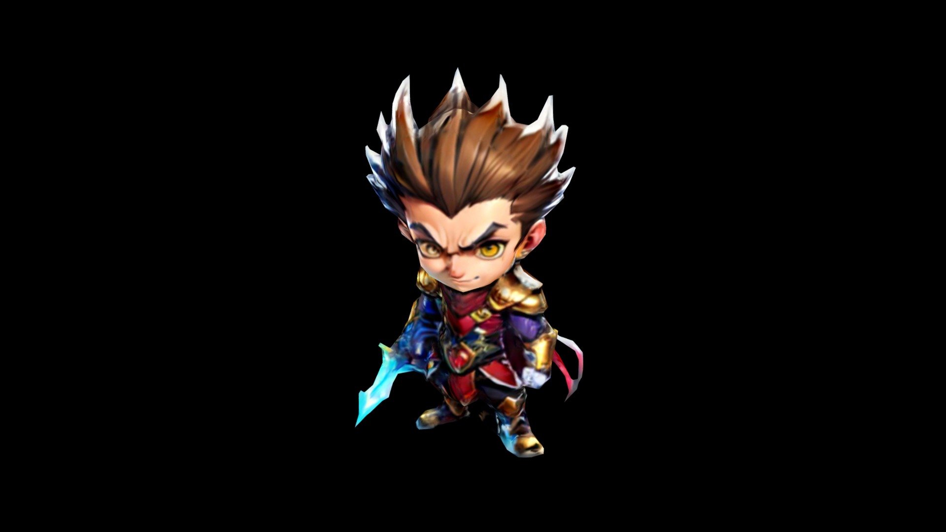 "Brave Blade, a powerful animated character read - Download Free 3D ...