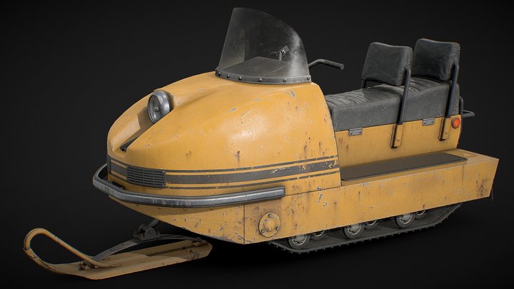 Snowmobile 3D models - Sketchfab