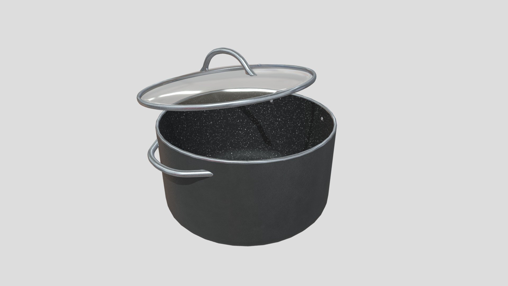Cooking pot - 3D model by Atomic