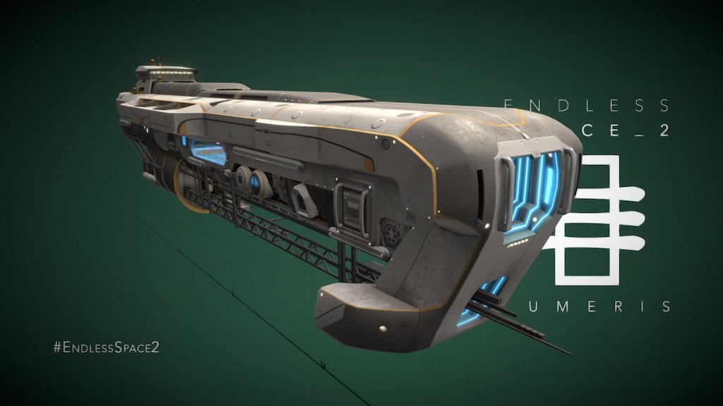 Endless Space 2 - Lumeris – Cruiser - 3D model by Amplitude Studios ...