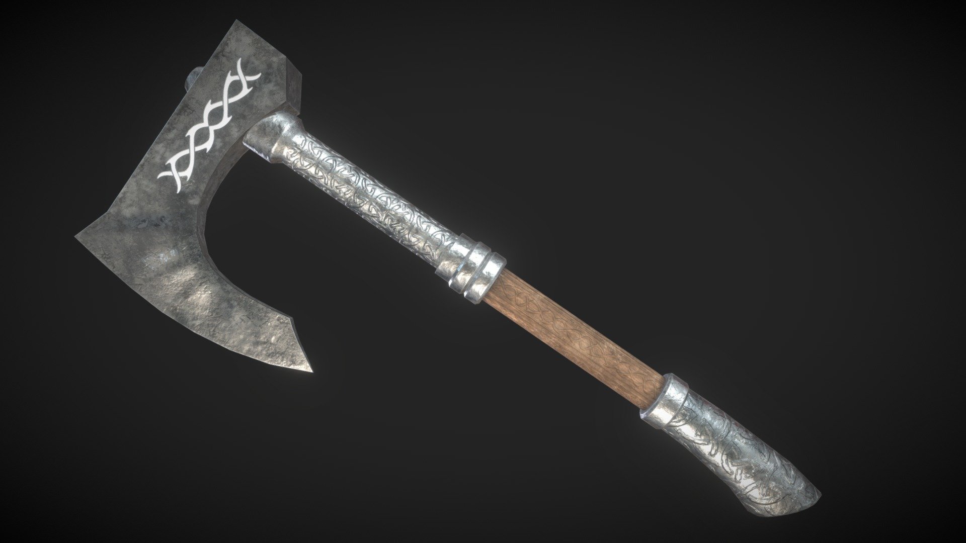 Viking ax - 3D model by CiaoChang [5fef82a] - Sketchfab