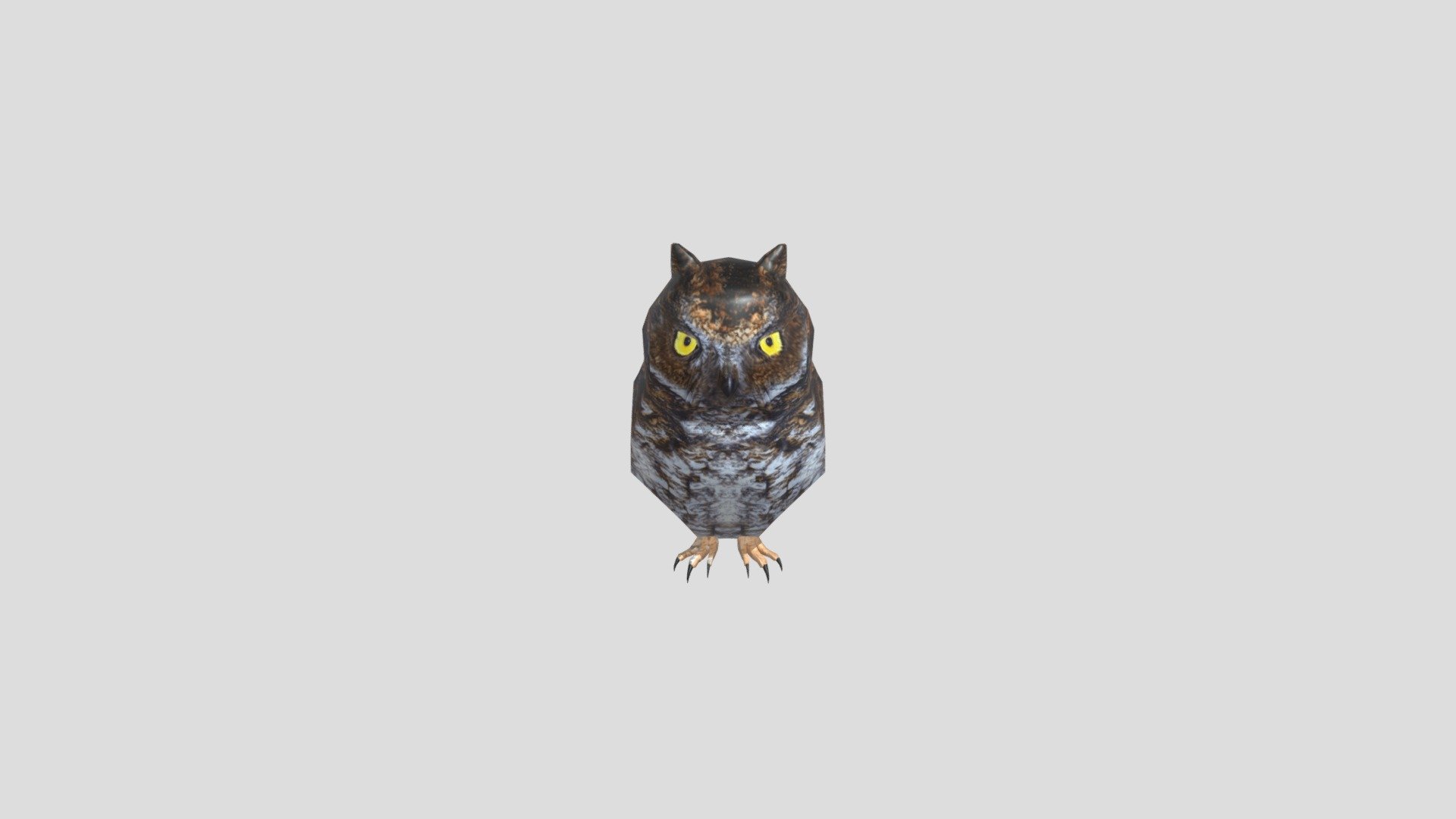 Owl - 3D model by Seeingred0 [5ff165b] - Sketchfab