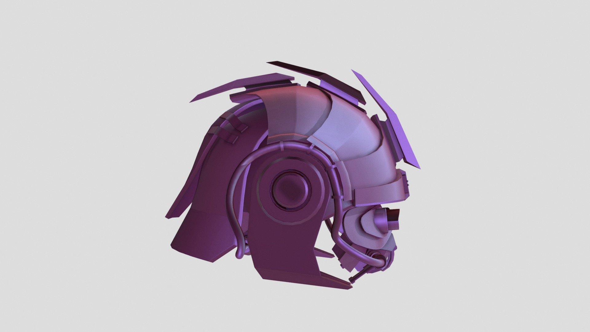 Sci-Fi Helmet - 3D model by sur4 [5ff2d53] - Sketchfab