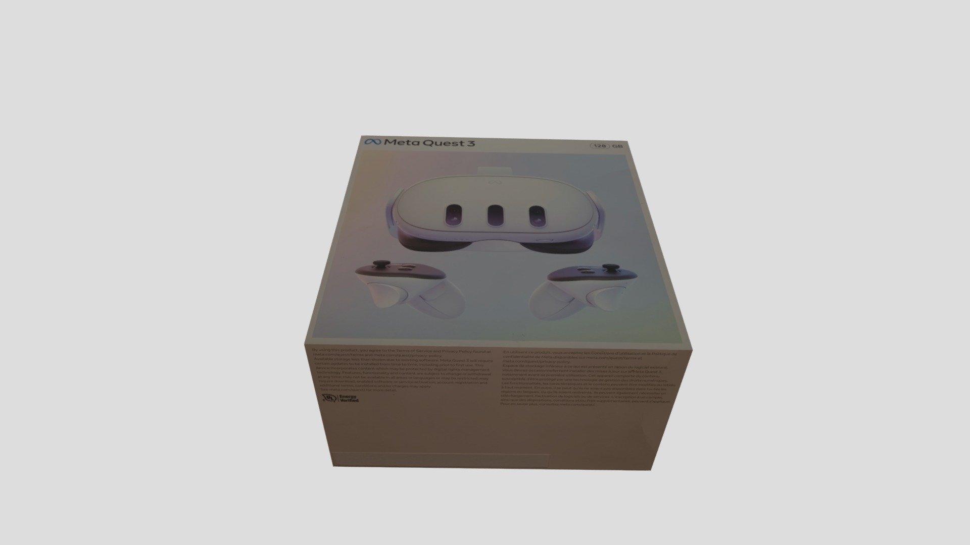 Meta Quest 3 VR/MR Box Packaging - Download Free 3D model by adilvr ...