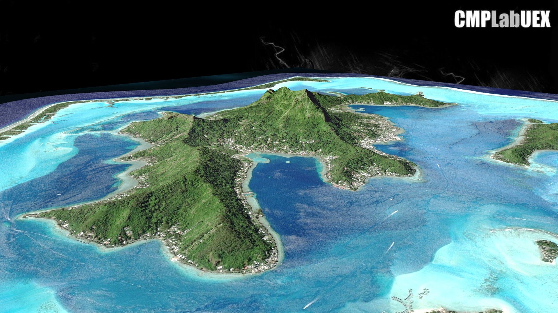 Bora Bora, Polinesia Francesa - Download Free 3D model by CMPLab ...