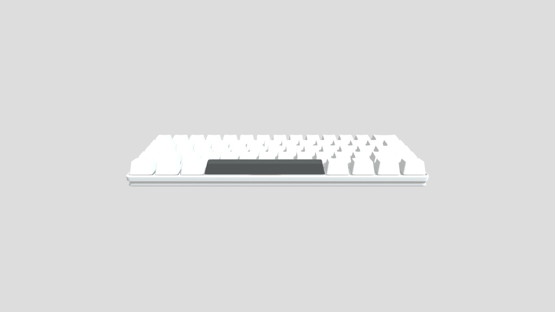 keybaord - Download Free 3D model by baubonislaurynas [5ff98fe] - Sketchfab