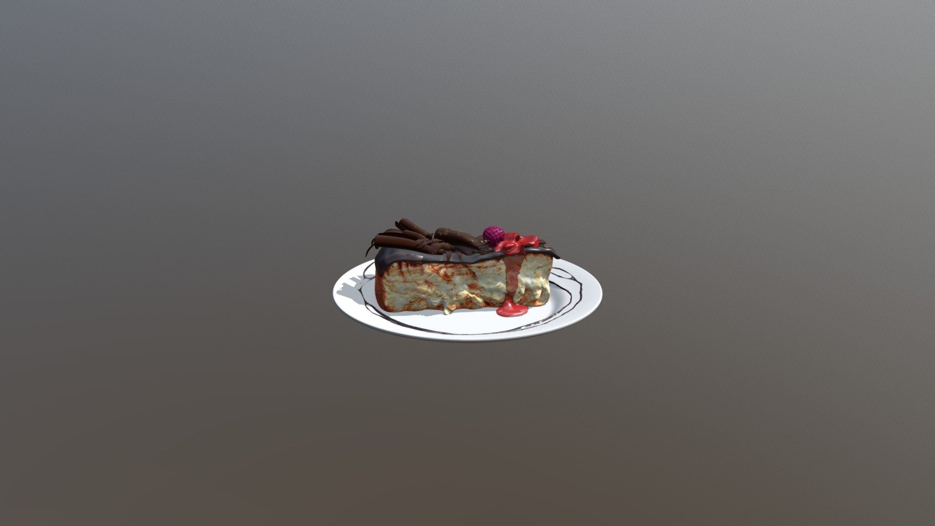 Cake - 3D model by davidahar [5ffb673] - Sketchfab
