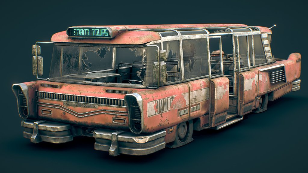 buses - A 3D model collection by Aidanhaase - Sketchfab