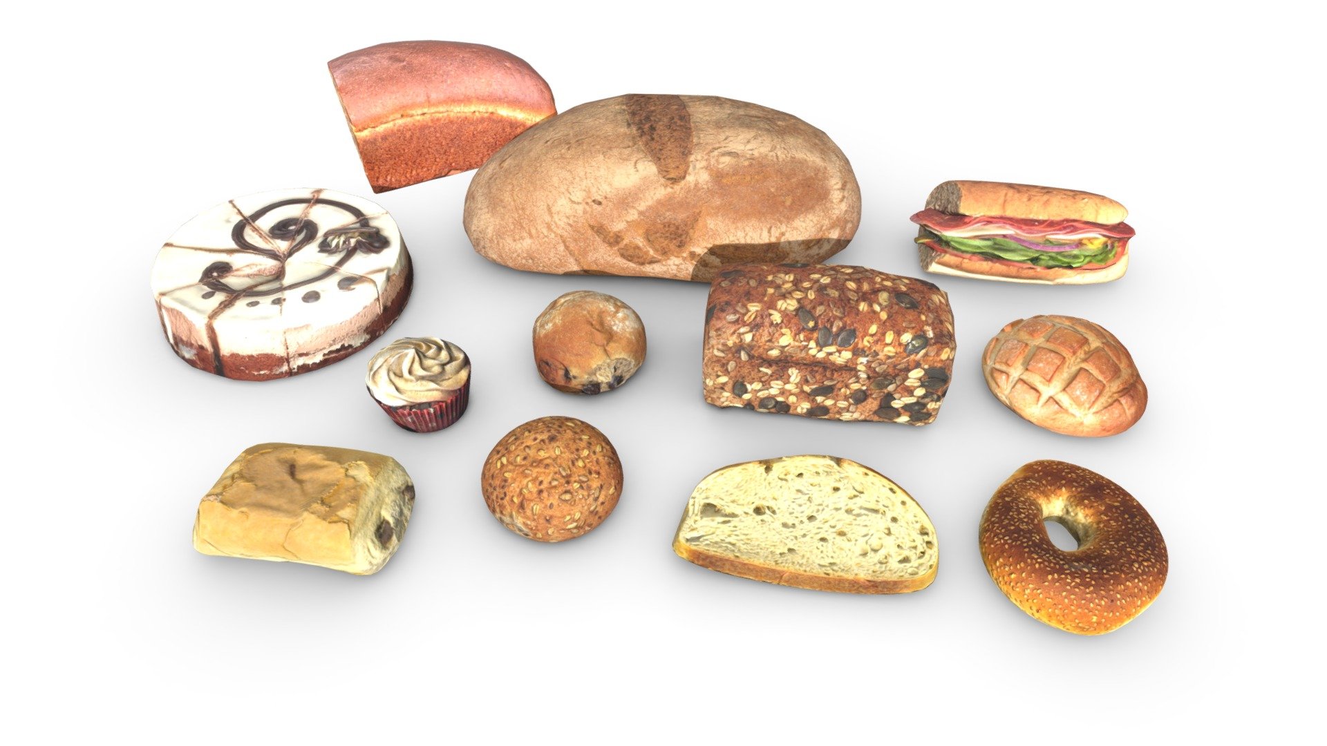 Game Ready Bakery Asset Pack - Download Free 3D model by Meerschaum ...