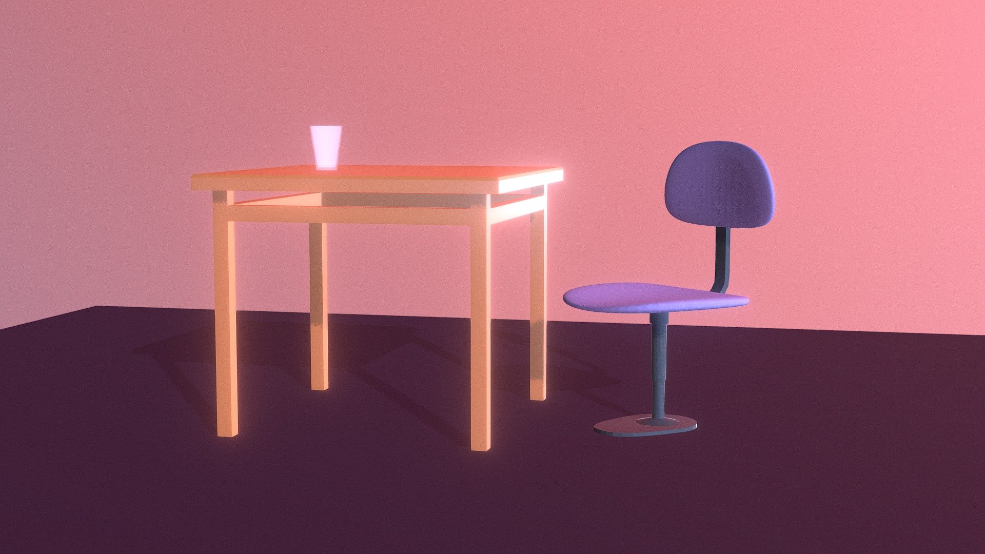 Table Scene practice - 3D model by gerdaskr [5fffd9c] - Sketchfab