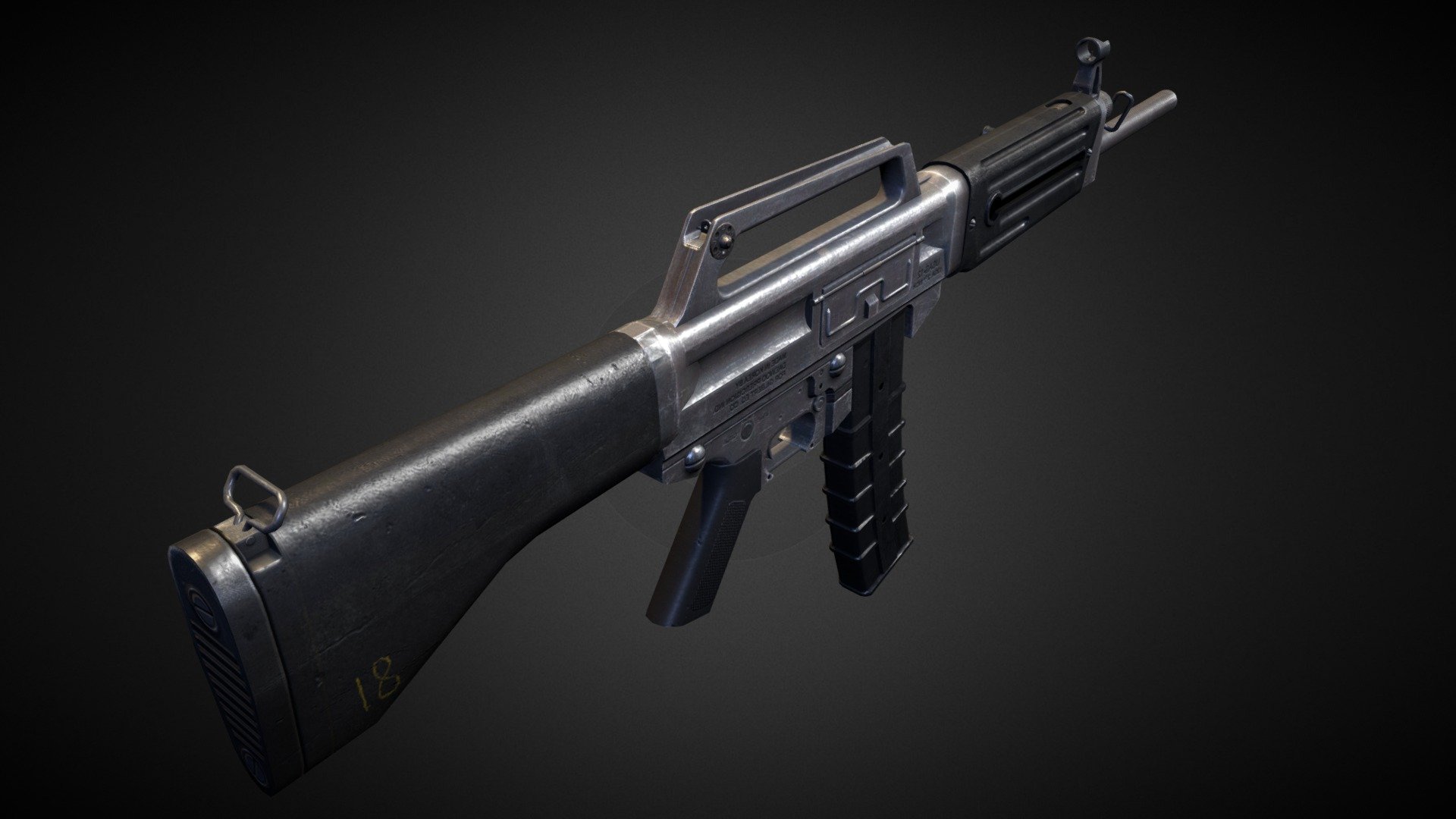 USAS-12 - 3D model by pete3D [5gM46ZO] - Sketchfab