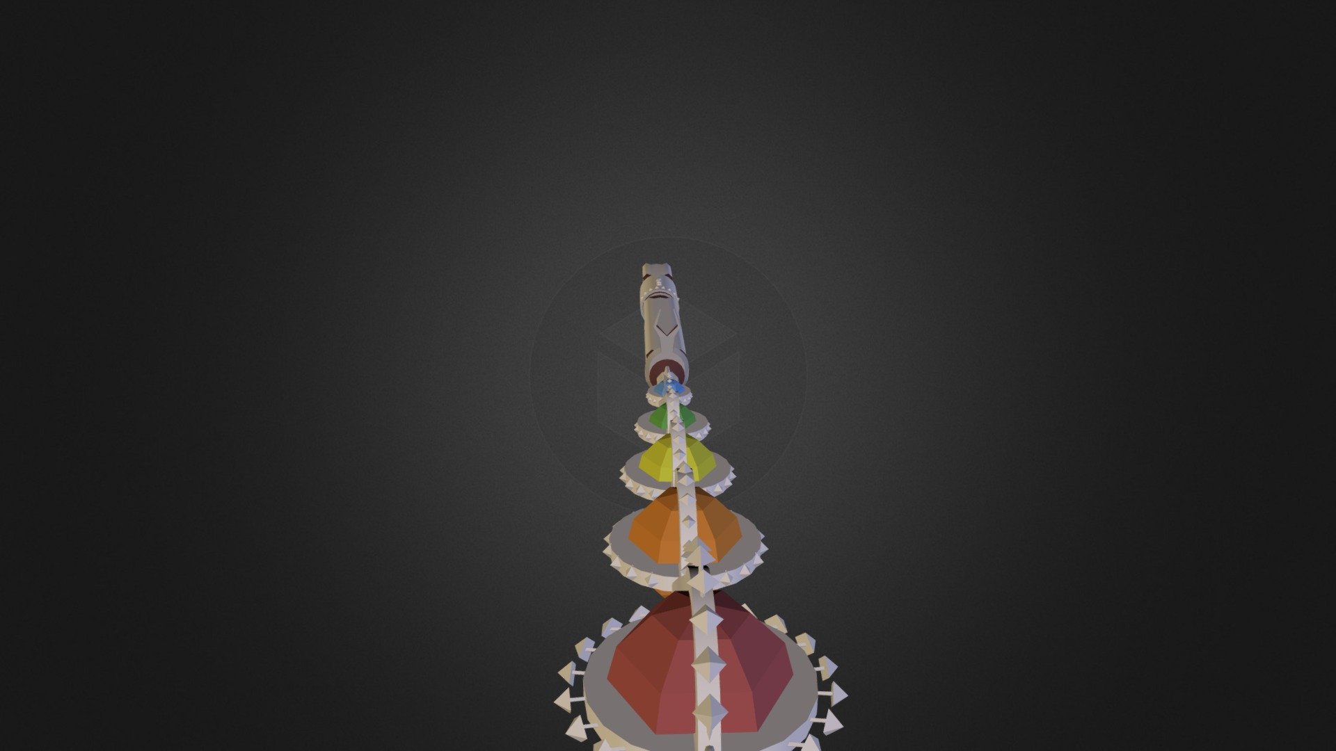 Elemental Mace - 3D model by FryGuy [5iMZnhf] - Sketchfab