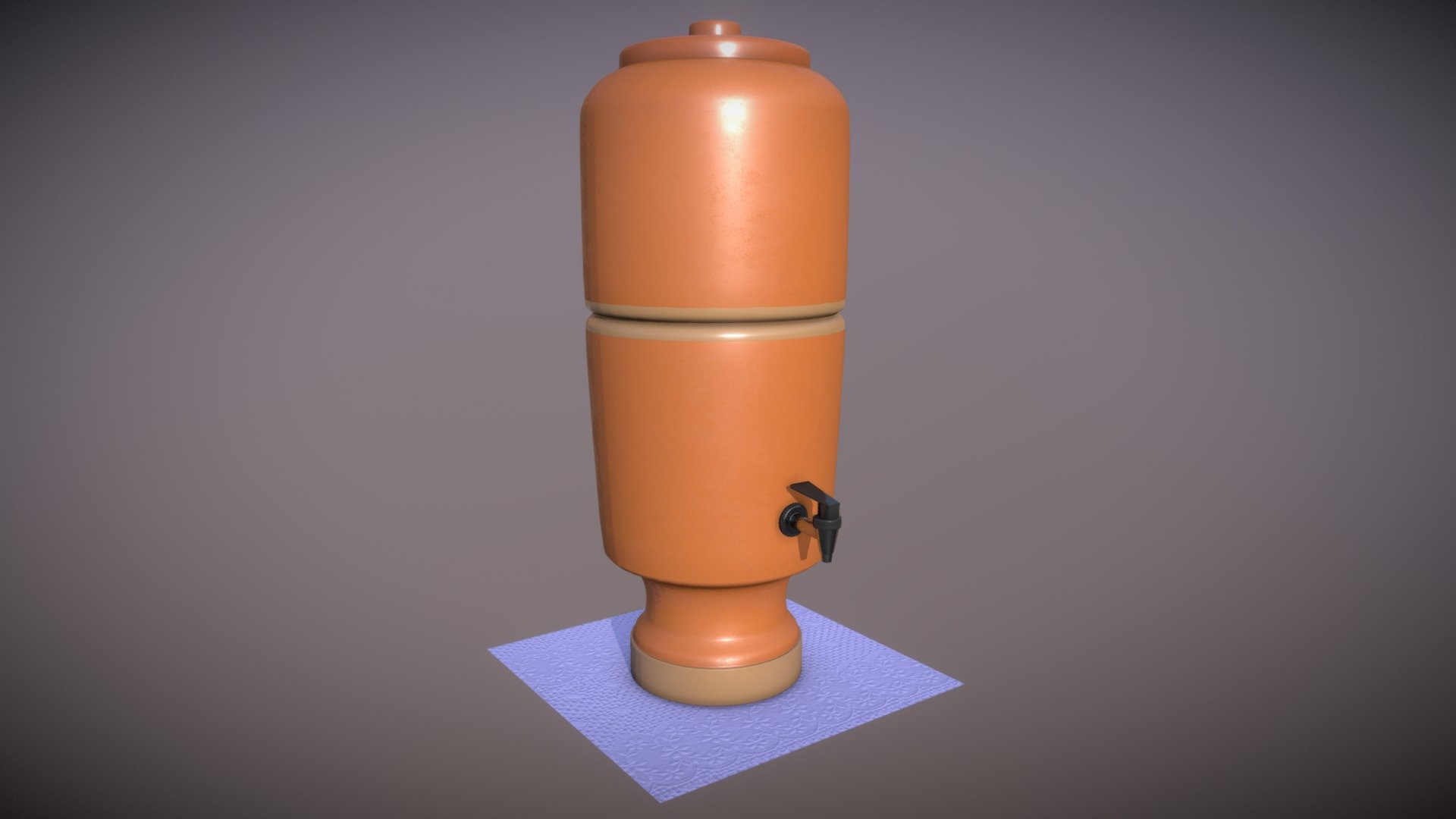Traditional Brazilian Clay Filter - 3D model by Alex Martire ...