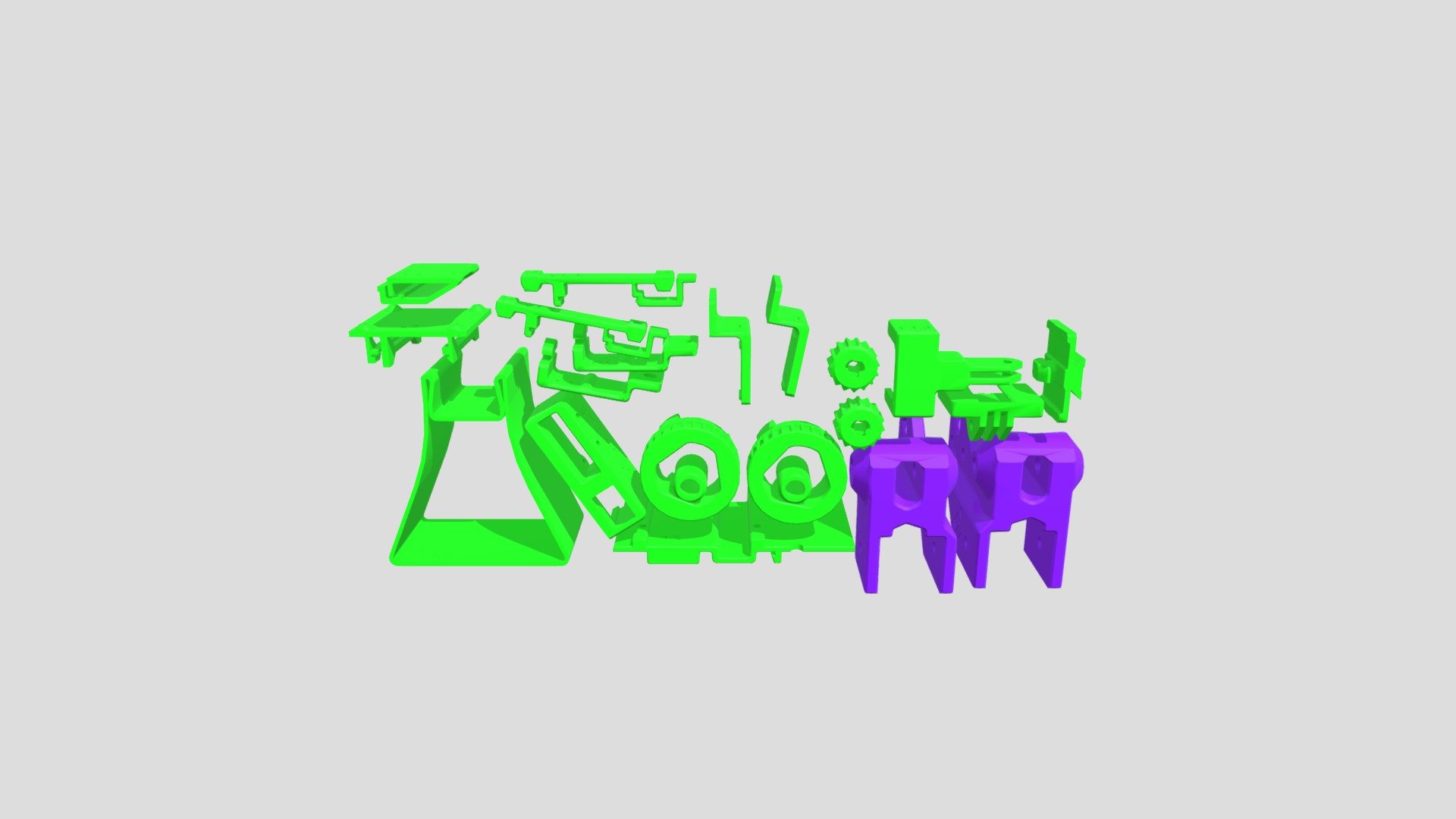 SCUTTLE Robot v3.0 Full Set of 3D Prints - 3D model by ringgit [60015fa] - Sketchfab