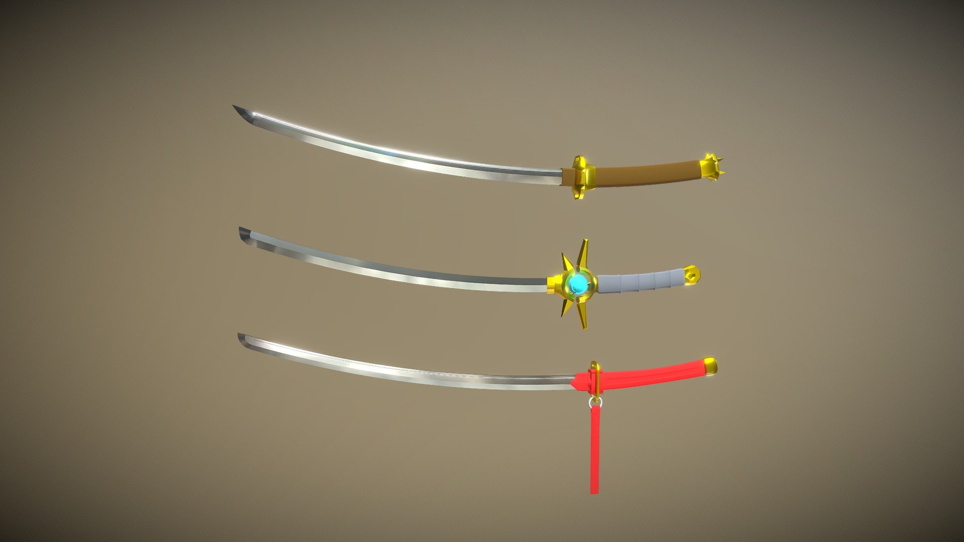 Katana - 3D model by Playkachu (@Kaka121411) [60017ad] - Sketchfab