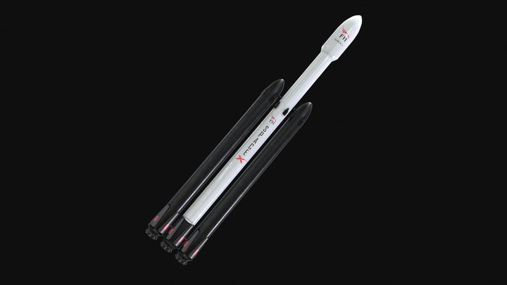 Falconheavy 3D models - Sketchfab