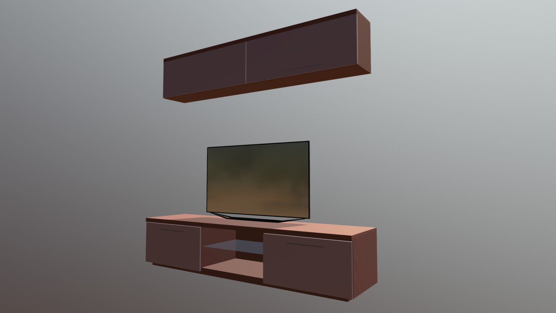 Tv Unit - Download Free 3D model by Fatih.Esen [6003eaf] - Sketchfab