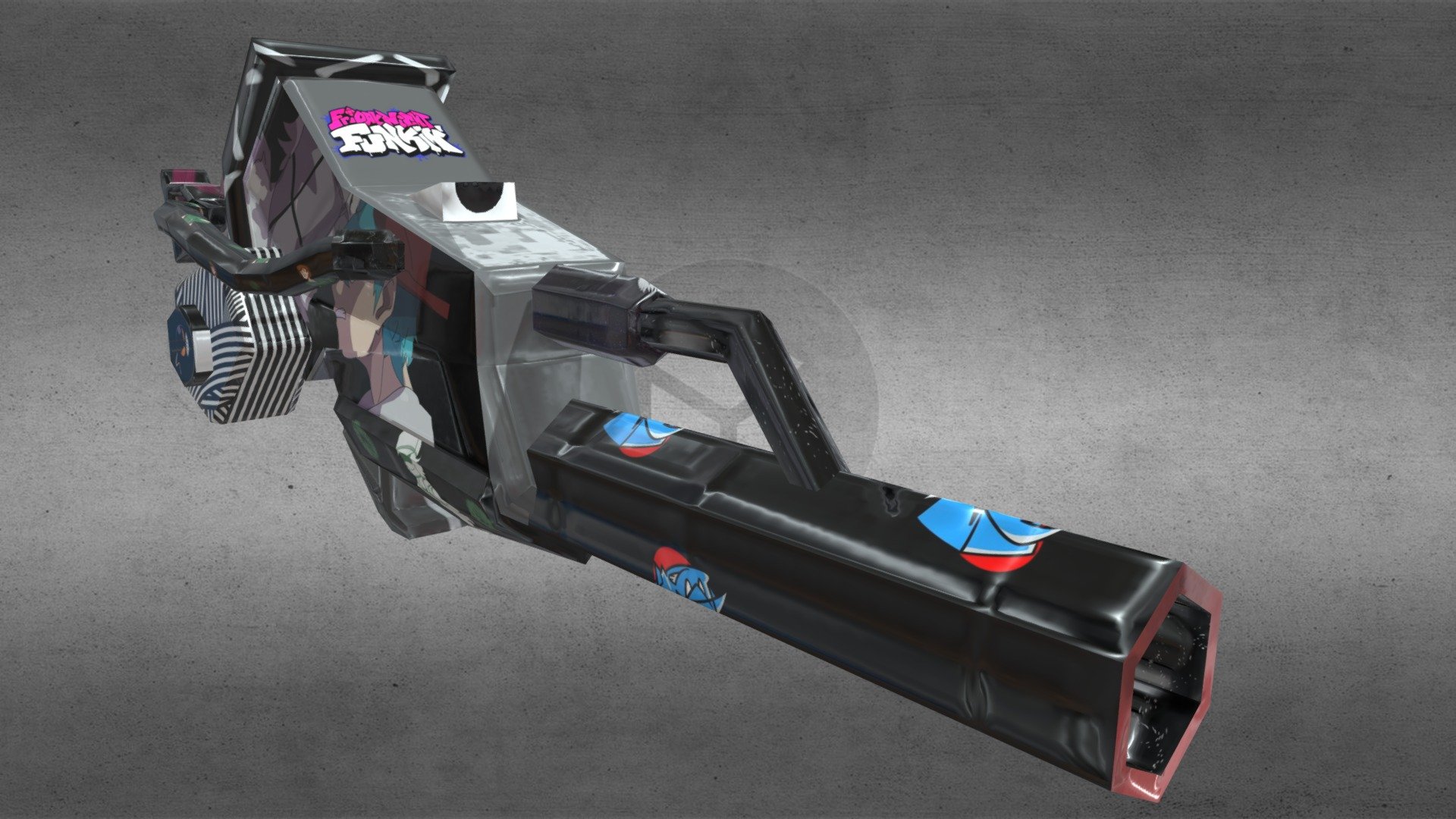 Pistola_FridayNightFunkin - Download Free 3D model by Jaime Rojas ...