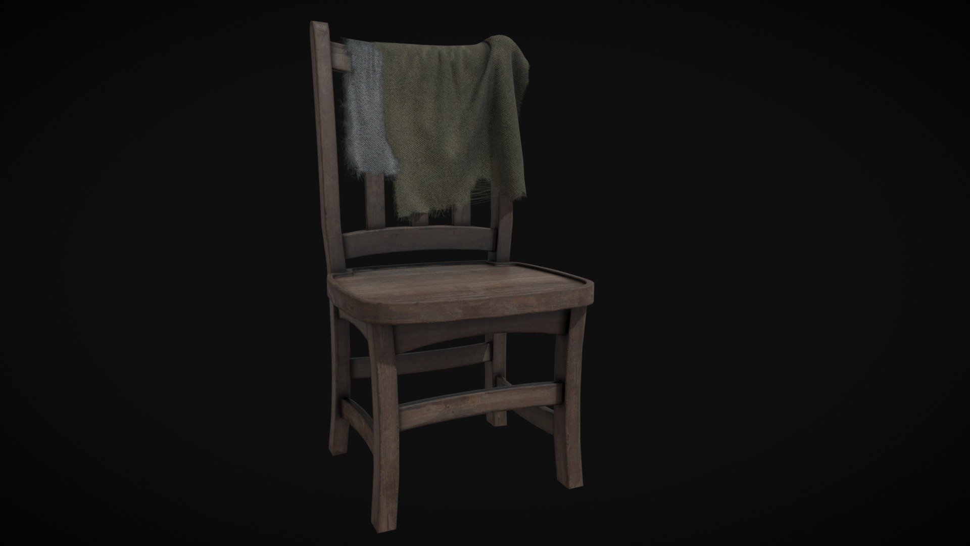 Old Chair - 3D model by Aleksander Kij (@aleksander.kij) [6004a8b ...