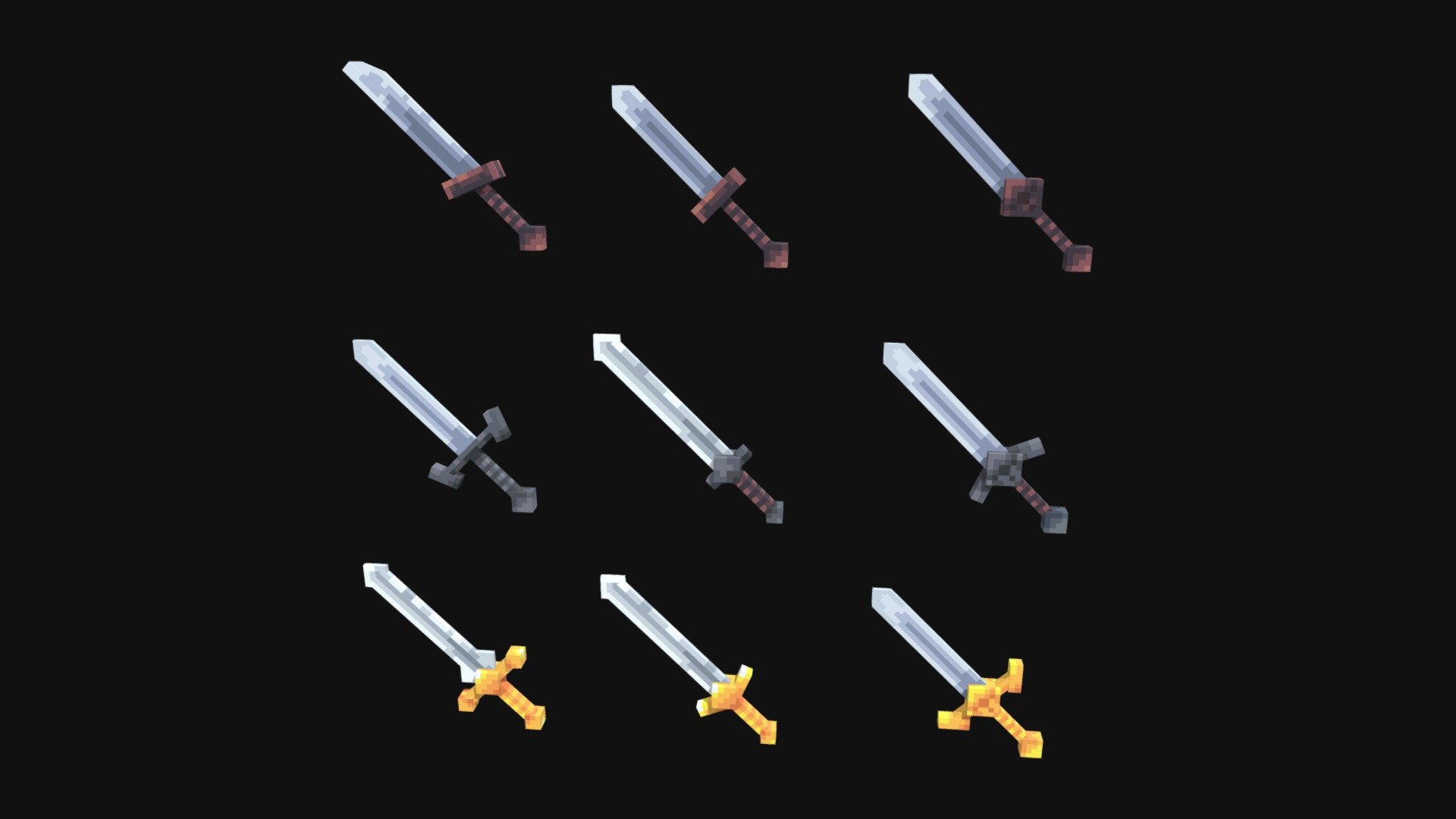 9 Simple Sword - 3D model by Nyux xi (@Nyuxxi) [6004cf7] - Sketchfab