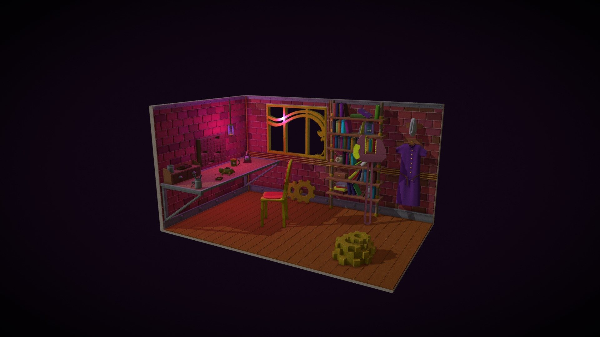 Atelier Meredith - 3D model by flemmepourlepseaudo [6005410] - Sketchfab