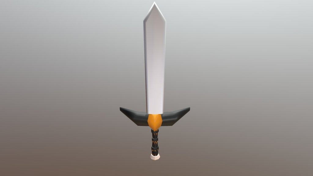 Espada Low Poly - 3D model by Yormanj [600564f] - Sketchfab